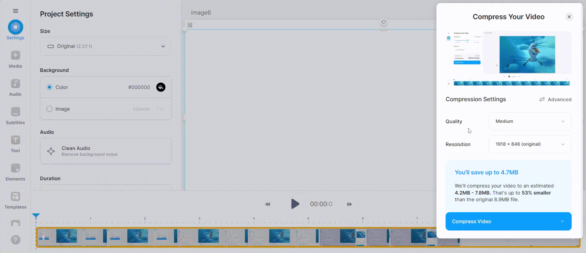 How to Compress a GIF Using VEED (Without Losing Quality)